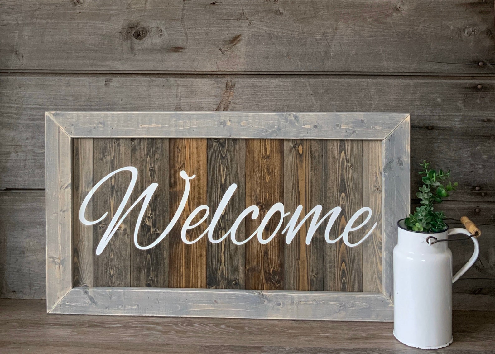 Welcome Wood Welcome Sign Welcome Sign for the Home - Etsy