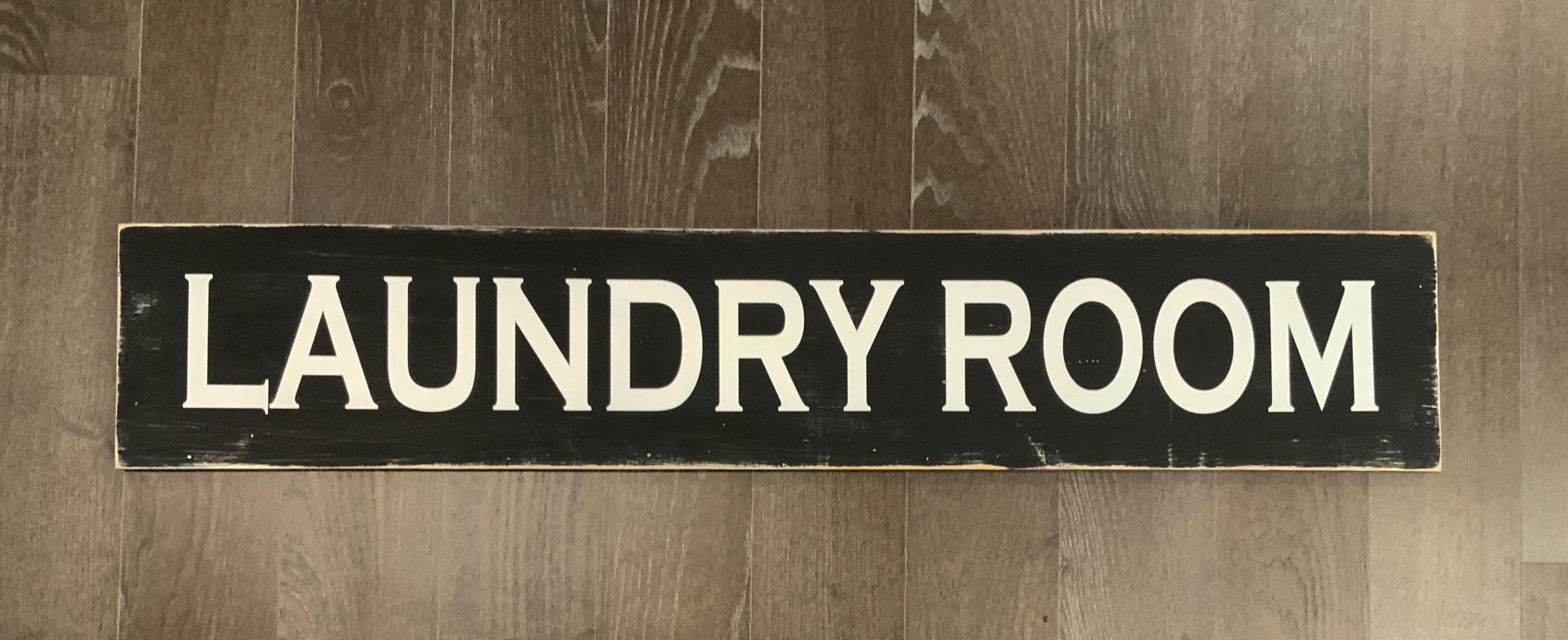 Laundry Room Wood Sign: Rustic Farmhouse Decor - Etsy