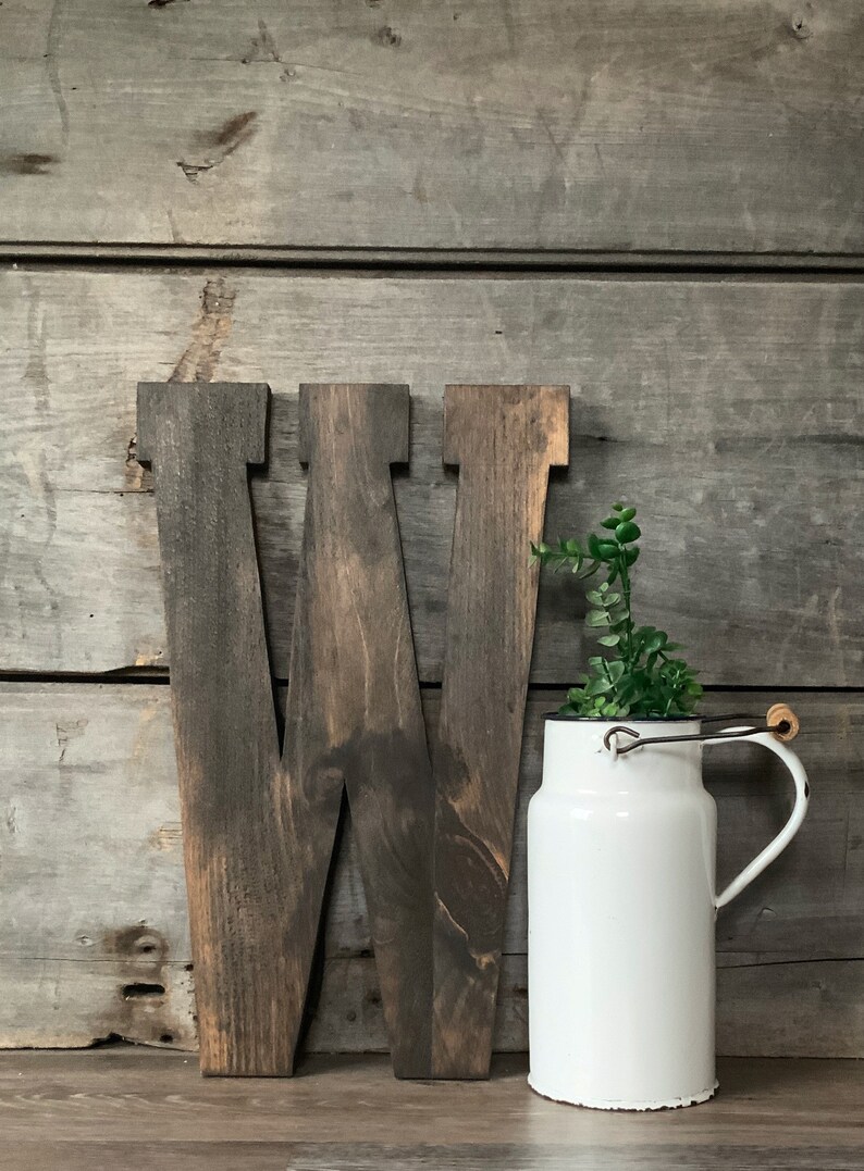 Barn Wood Letter Measures 18 Inches Tall Barn Wood Letters | Etsy