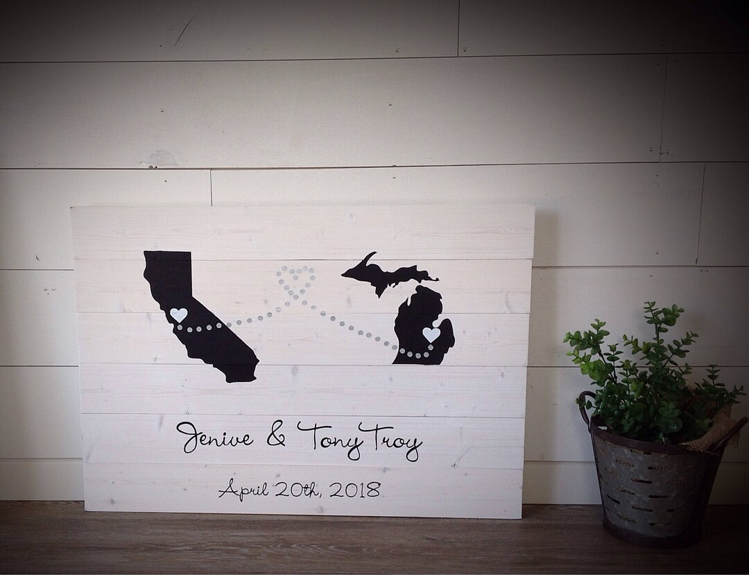 Wedding Guest Book, Rustic Guest Book, Wood Guest Book, Personalized ...