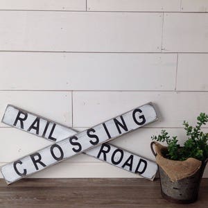 Rail Road Sign, Wood Rail Road Sign, Farmhouse, Farmhouse Wall Decor ...