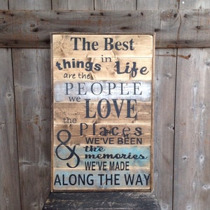 Rustic Wood, Rustic Family Sign, Wood Family Sign, Custom Family Sign ...