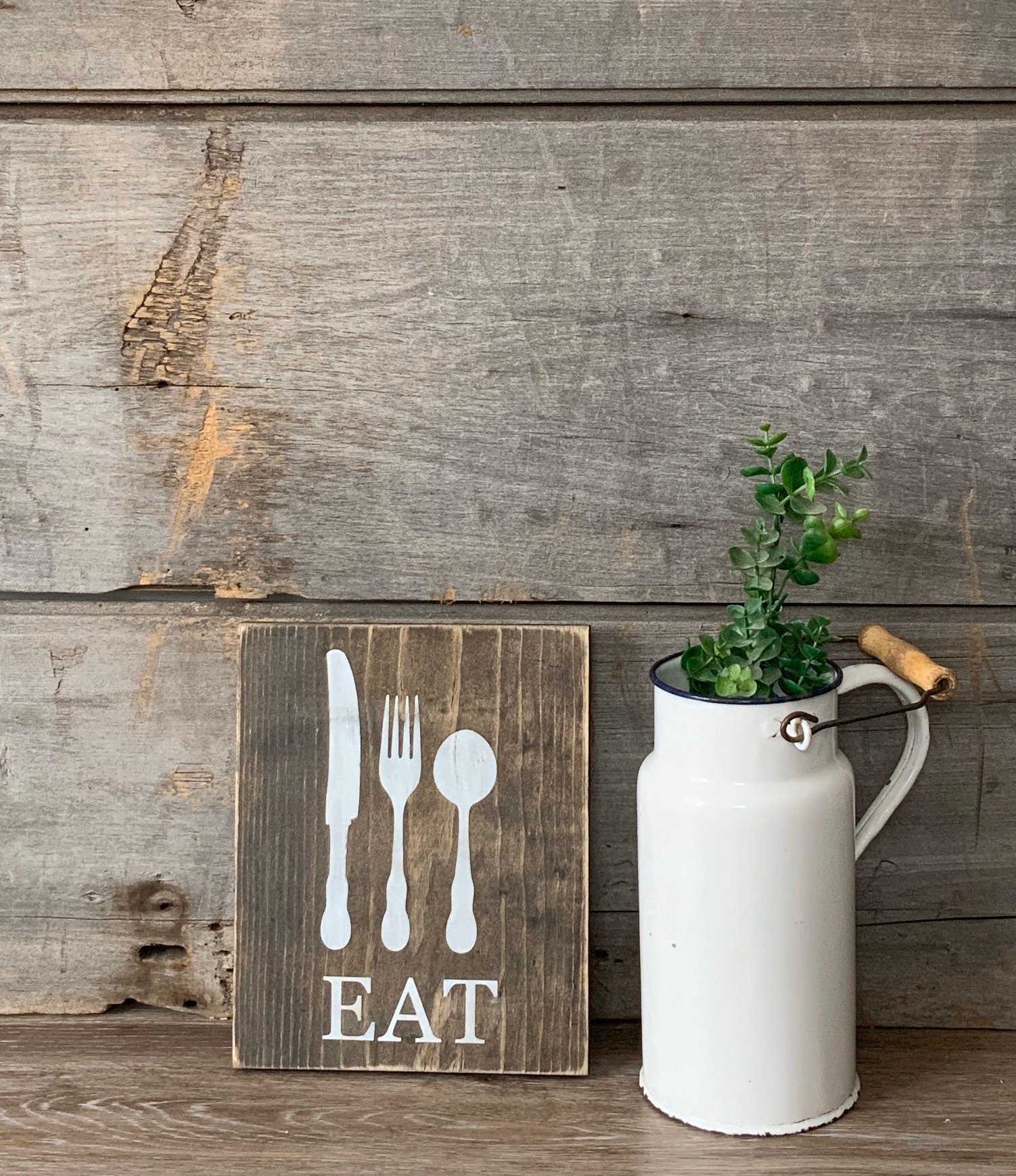 Eat Kitchen Sign Farmhouse Sign Farmhouse Wood Sign | Etsy