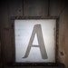 Single Letter Sign Letter Rustic Letters Rustic Decor - Etsy