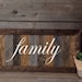 Family Sign LARGE Wood Family Sign Distressed Family Sign - Etsy