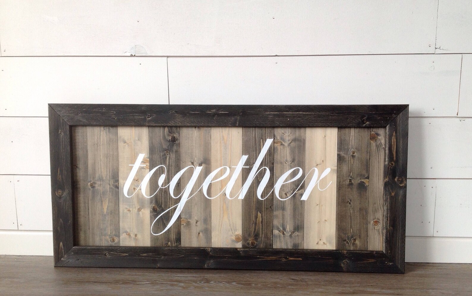 Together Sign Together Sign Distressed Sign Farmhouse - Etsy