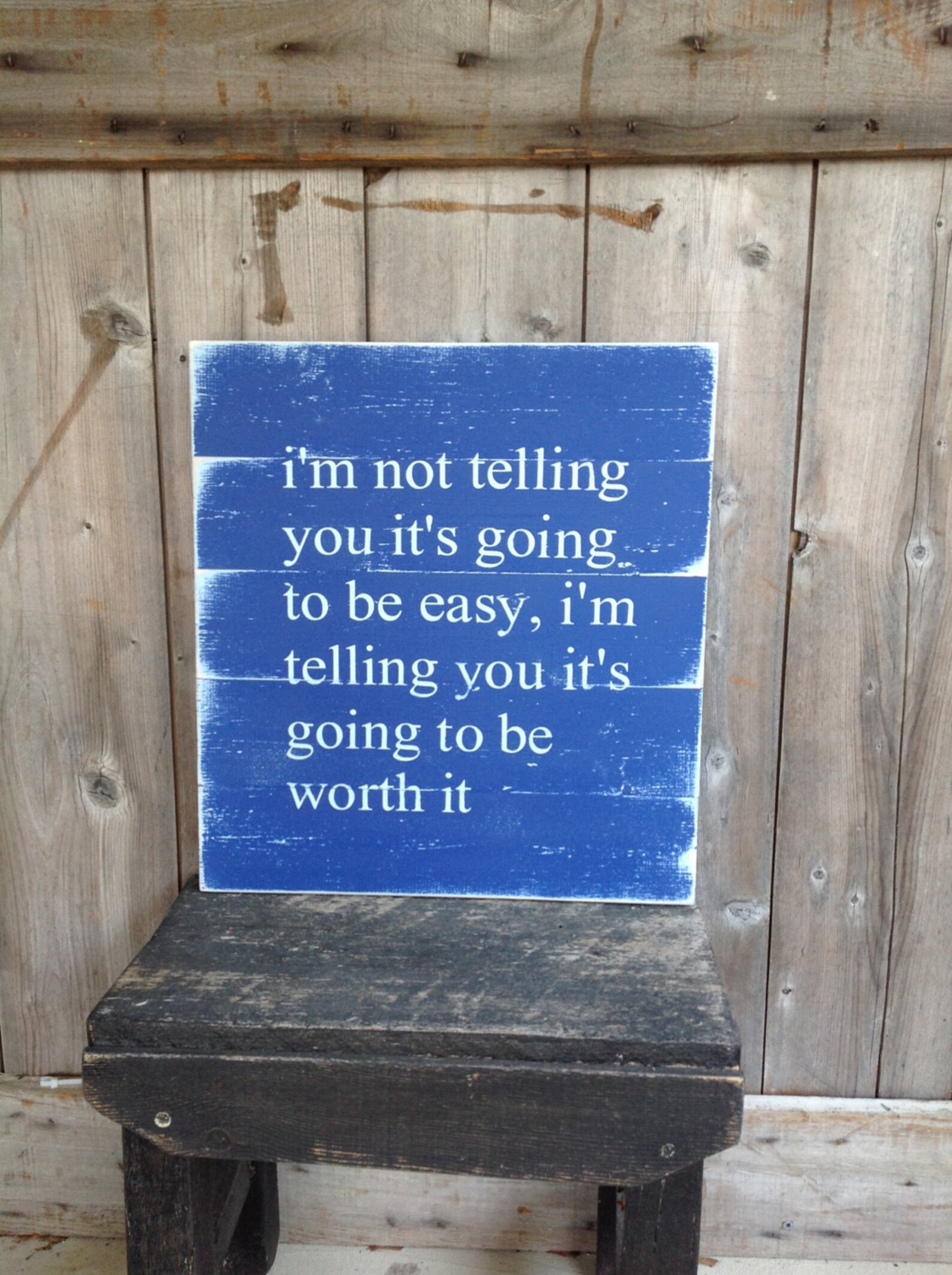 Im Not Telling You Its Going to Be Easy Im Telling You Its - Etsy