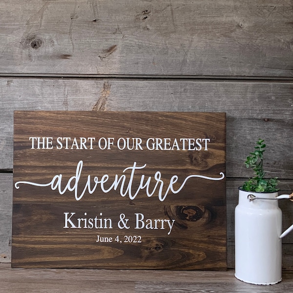 Adventure Wood Sign - Etsy