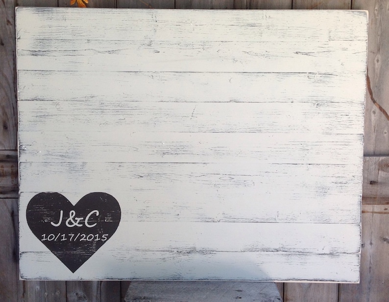 Rustic Guest Book Wood Sign Wood Guest Book Personalized - Etsy