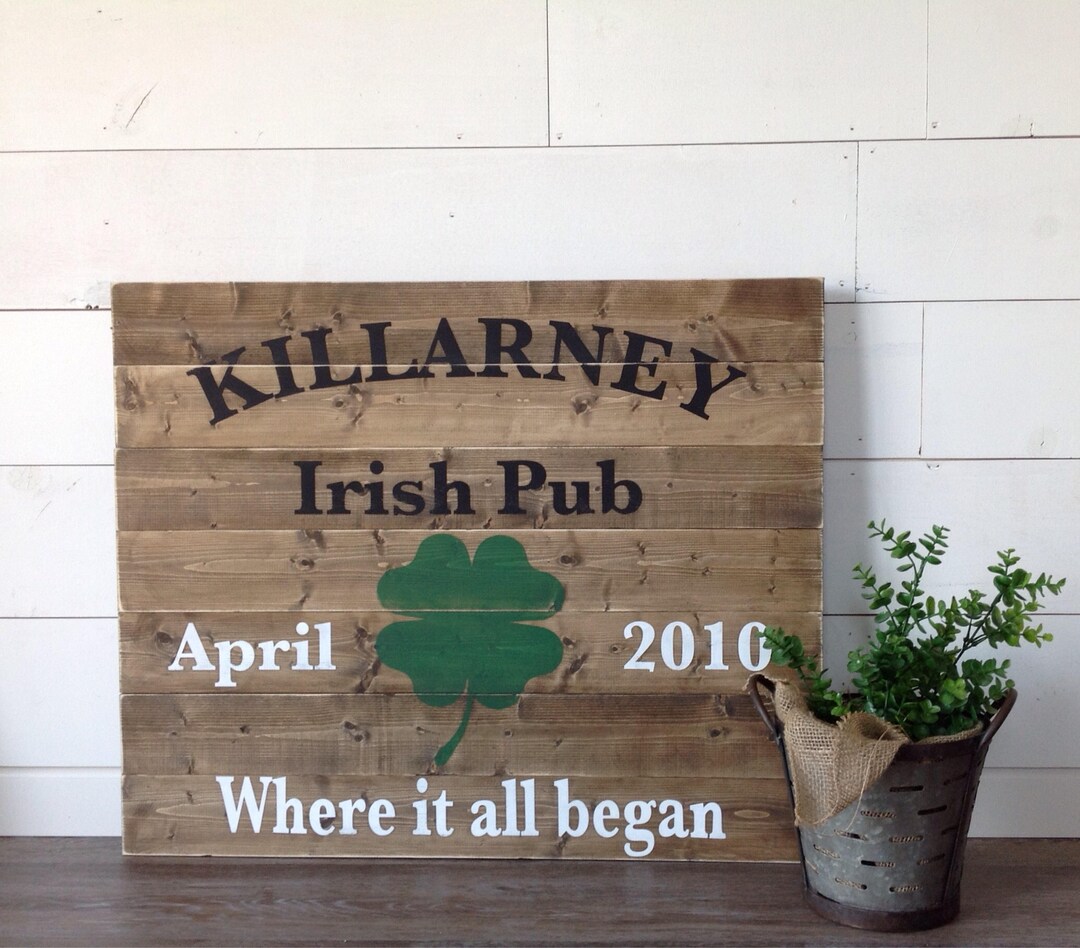 Irish Pub, Man Cave Sign, Sign for the Home, Personalized Sign, Sign ...