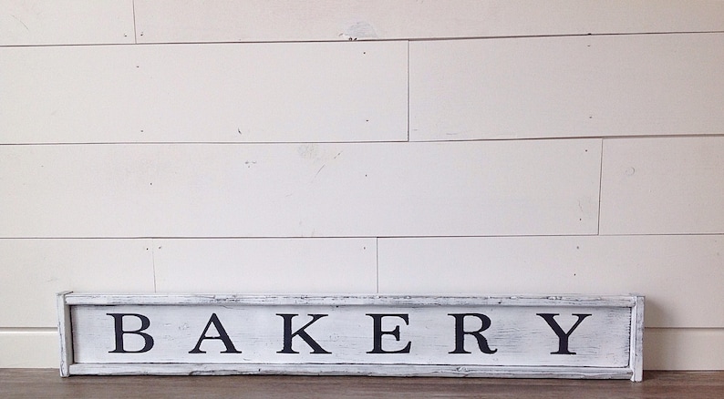 BAKERY Sign wood Bakery Sign Farmhouse Farmhouse Bakery | Etsy