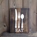 Eat, Kitchen Sign, Farmhouse Sign, Farmhouse, Farmhouse Wall Decor ...