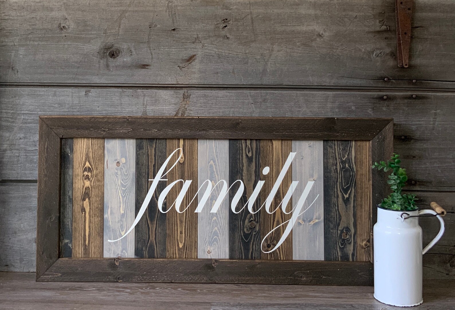 Family Sign LARGE Wood Family Sign Distressed Family Sign - Etsy