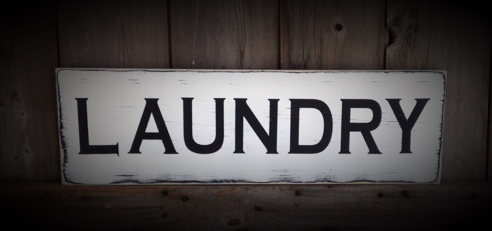 Laundry Wood Sign Hand Painted Sign Rustic Sign Rustic - Etsy