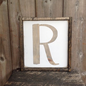 Single Letter Sign, Letter, Rustic Letters, Rustic Decor, Rustic Letter ...