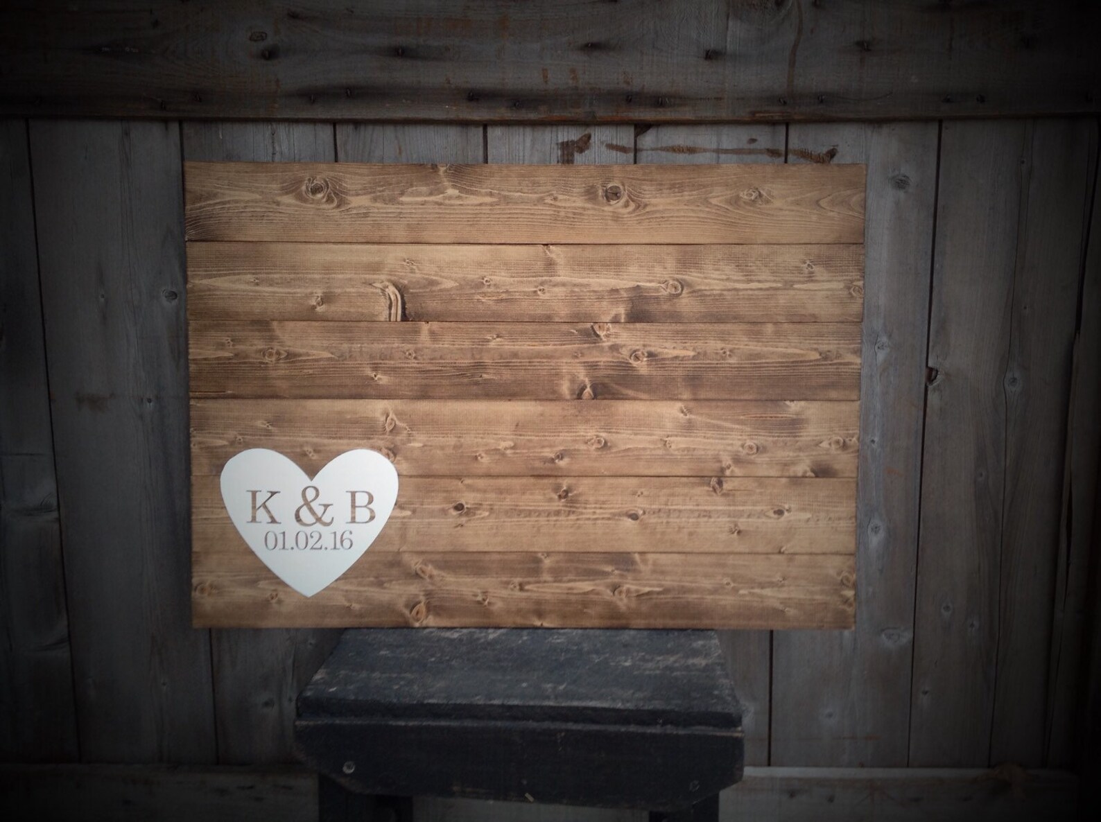 Rustic Guest Book Wood Guest Book Wood Sign Personalized - Etsy