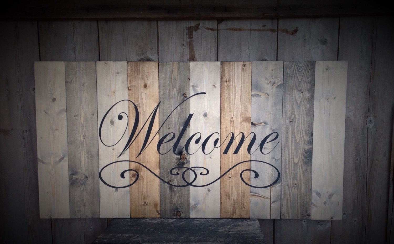 Welcome Sign LARGE wood welcome sign farmhouse welcome | Etsy