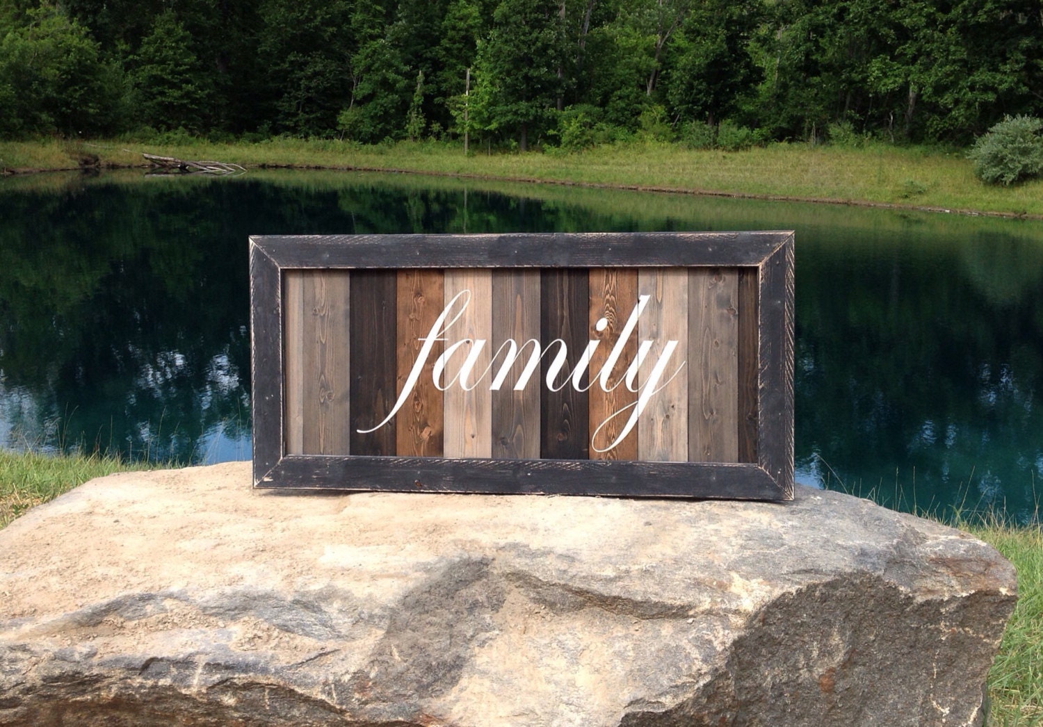 Large Hand-painted Family Wood Sign - Distressed Farmhouse Decor - Etsy