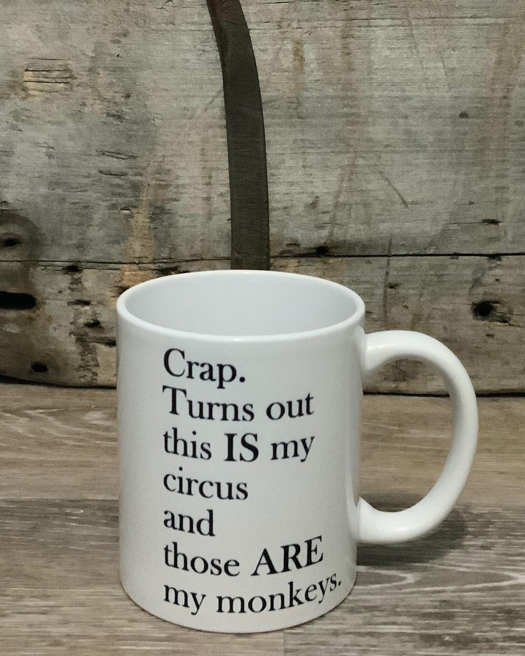 Funny Circus Monkeys Mug: Sarcastic Coworker Gift (12oz & 15oz) - Etsy