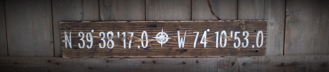 Latitude and Longitude Sign, Latitude, Longitude, Farmhouse ...