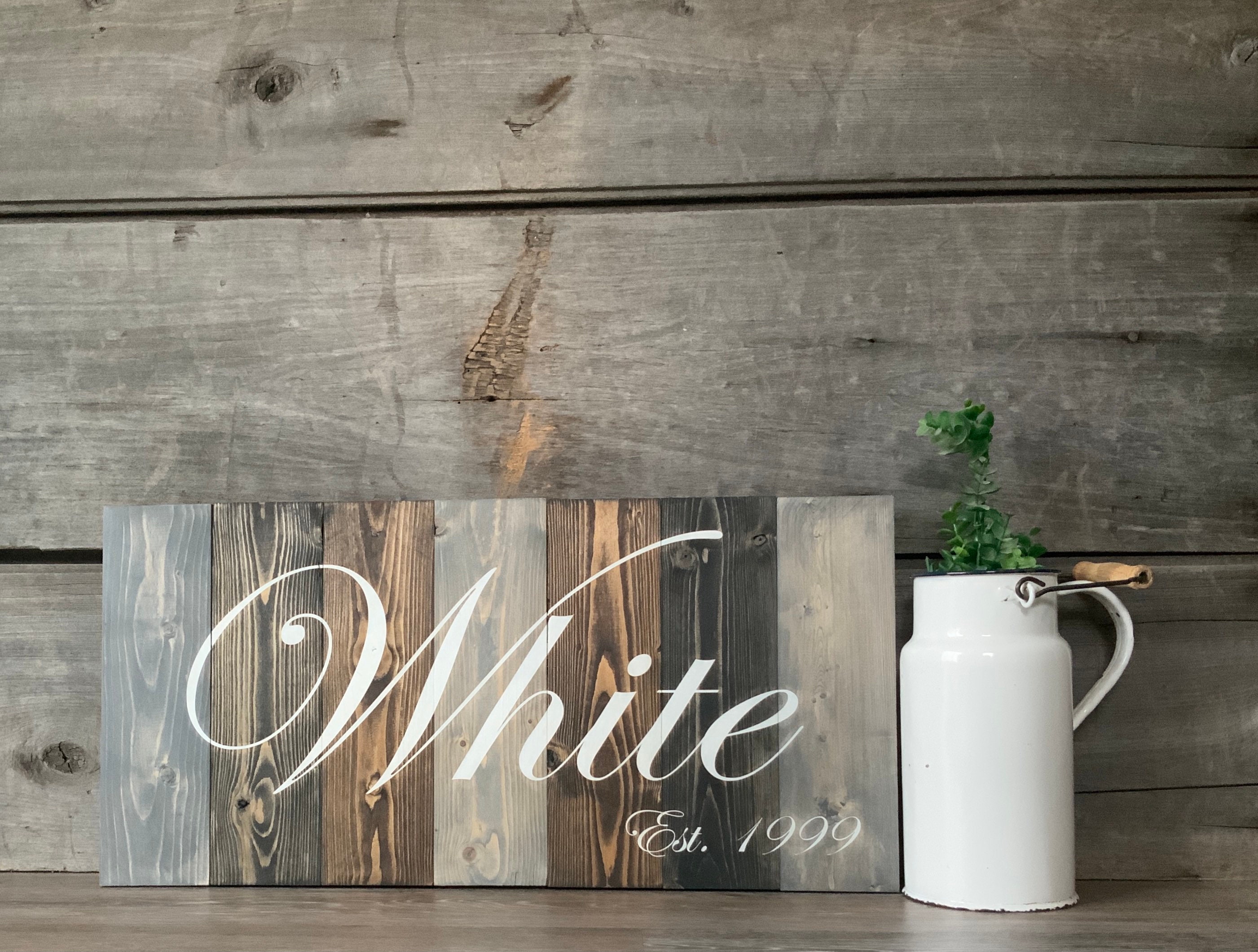 Family Sign LARGE Wood Family Sign Farmhouse Wall Decor | Etsy