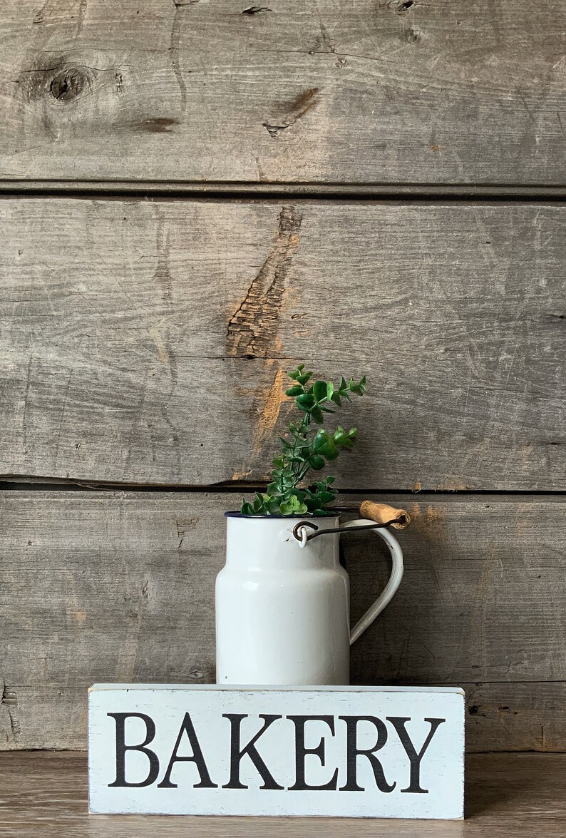 Bakery Sign Horizontal Bakery Wood Sign Farmhouse Signs - Etsy