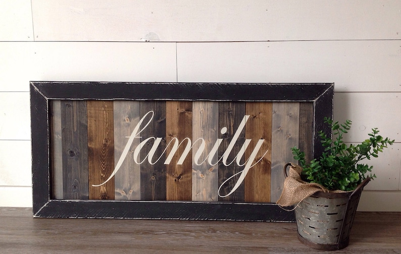 Family Sign Wood Sign Farmhouse Farmhouse Sign Rustic - Etsy