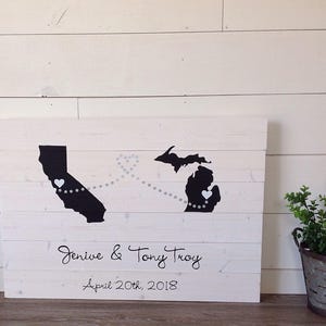 Wedding Guest Book, Rustic Guest Book, Wood Guest Book, Personalized ...