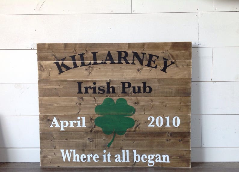 Irish Pub Man Cave Sign Sign for the Home Personalized - Etsy