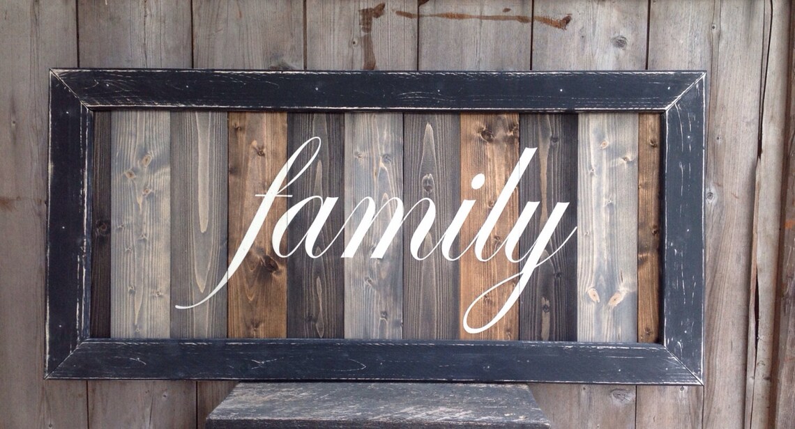 Family Sign Wood Sign Farmhouse Farmhouse Sign Rustic - Etsy