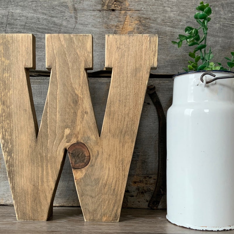Large Wood Letters - Etsy