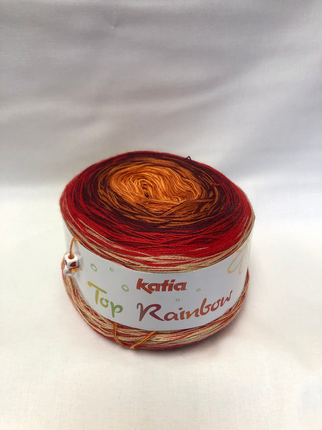 Katia Top Rainbow, Color 86, Cotton/acrylic Blend, 874 Yds, 200 G - Etsy