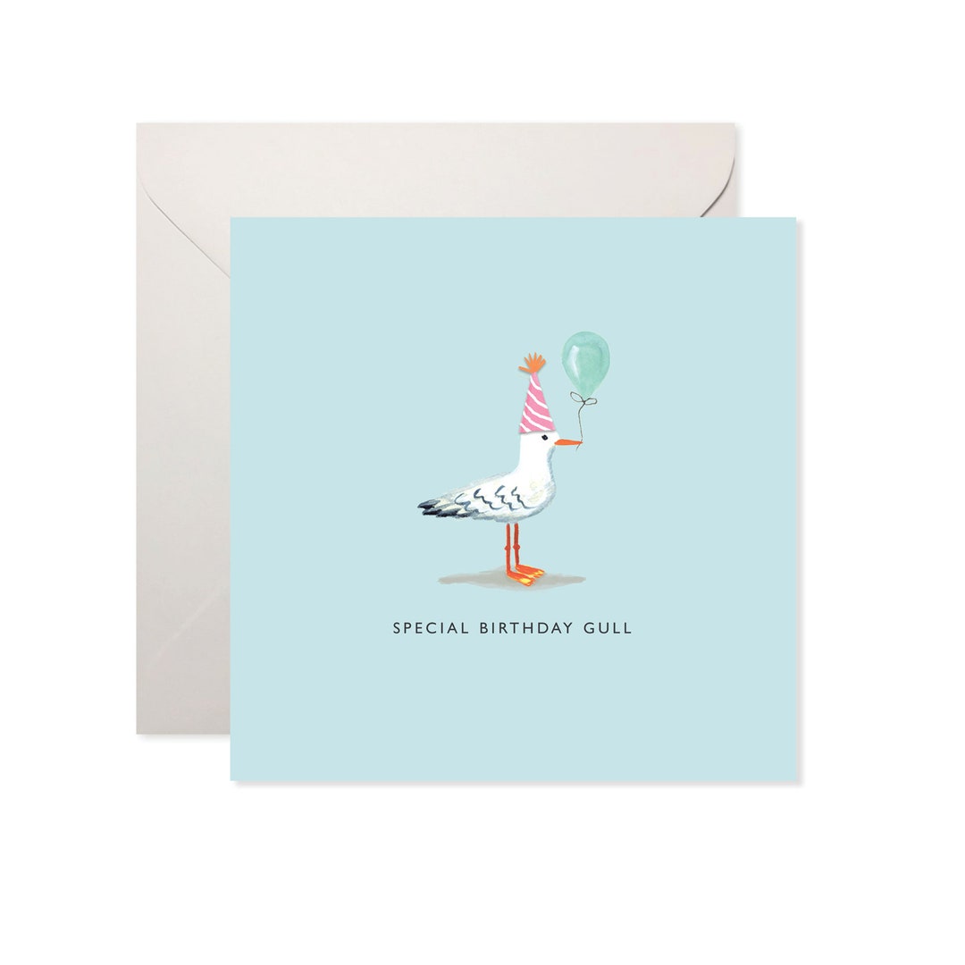 Special Birthday Gull Card - Etsy
