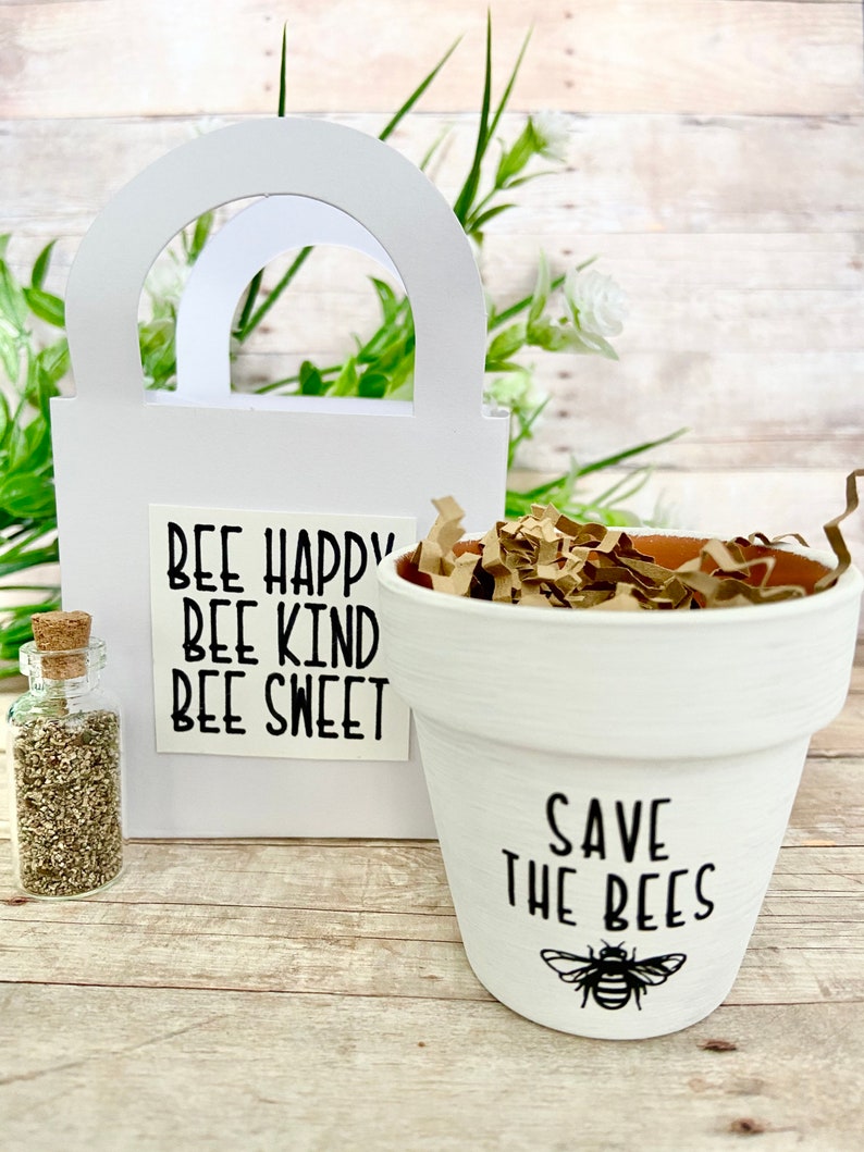 Save the Bees Kids Seed Planting Kit - Learning Gardening Fun Children ...