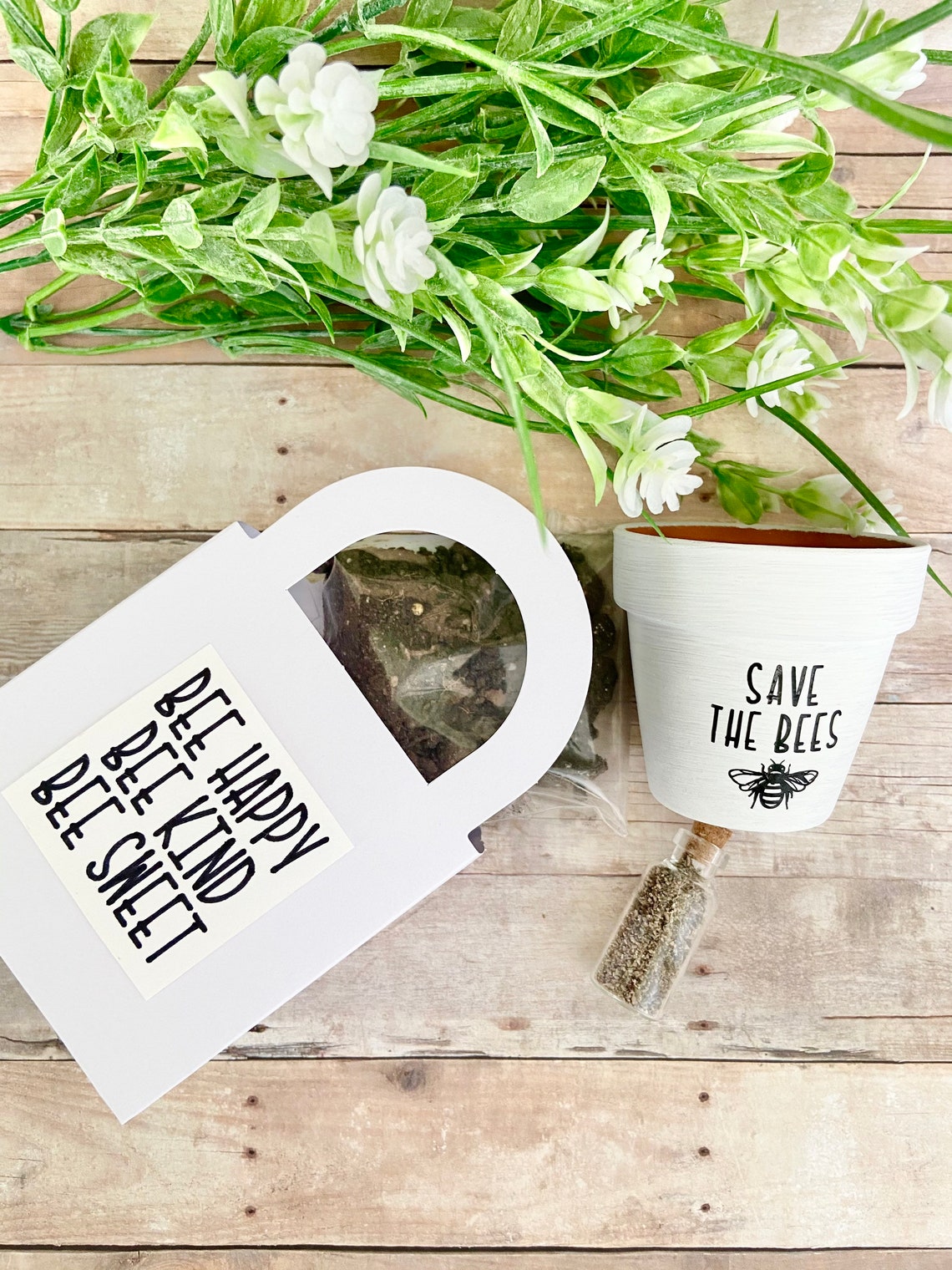 Save the Bees Kids Seed Planting Kit - Learning Gardening Fun Children ...