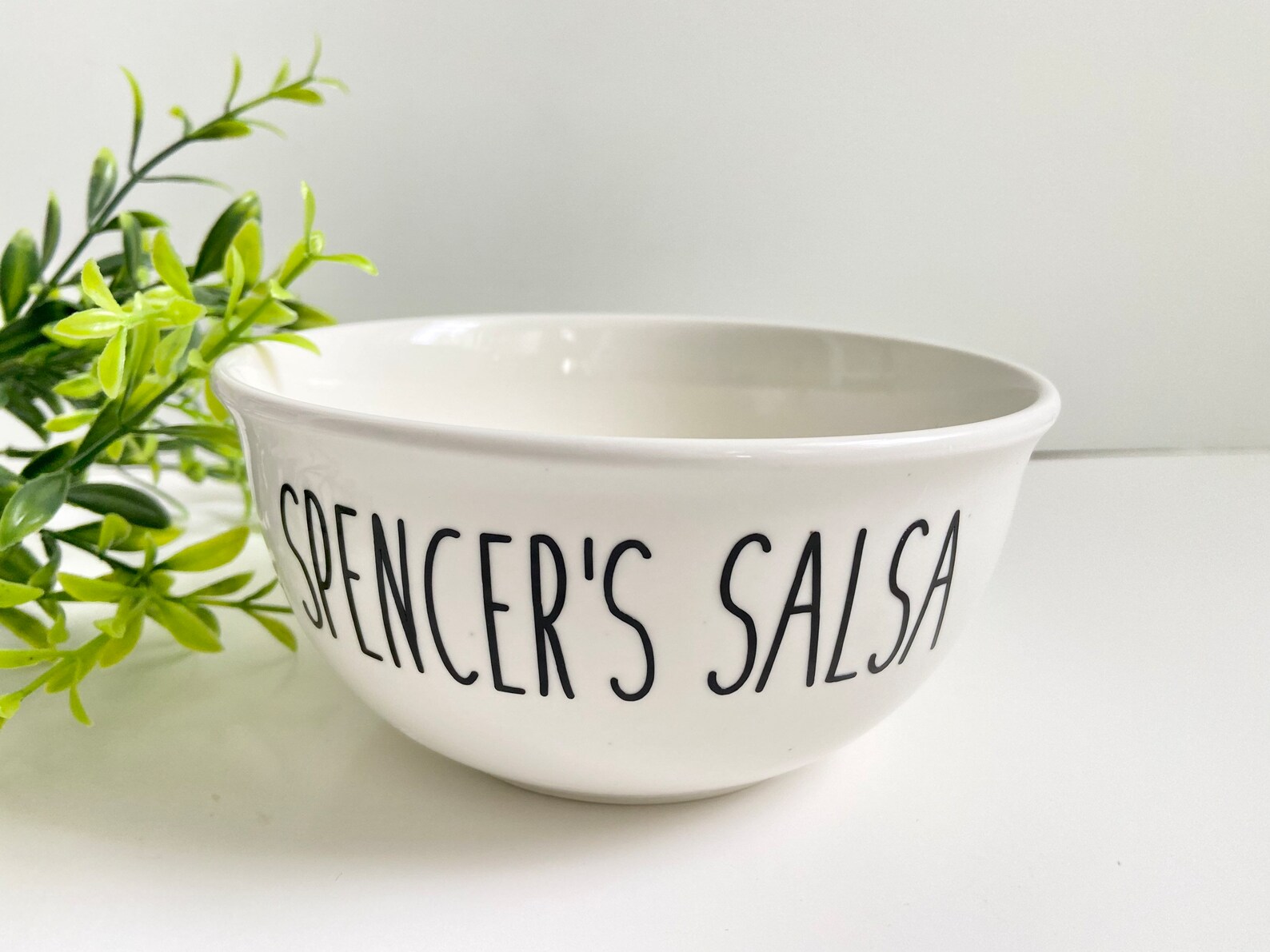 Personalized Salsa Name Custom Bowl Cereal Popcorn Ice Cream - Etsy