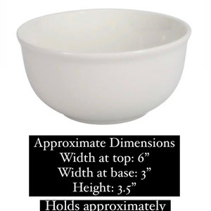 Personalized Ceramic Bowl: Custom Name, Salsa, Ice Cream, Ramen, Cereal ...