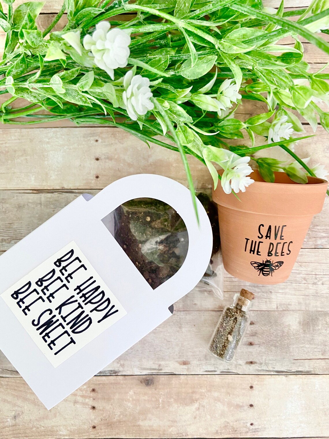 Save the Bees Kids Seed Planting Kit - Learning Gardening Fun Children ...