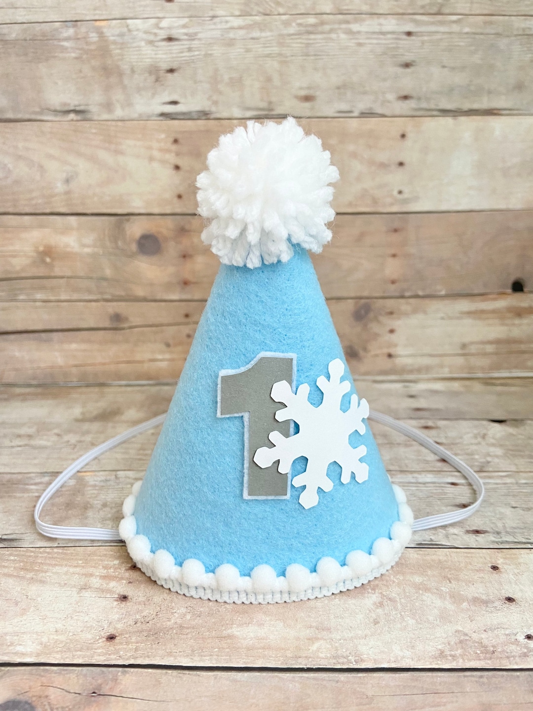 Light Blue Snowflake Winter Wonderland Onederland Birthday MINI Party ...