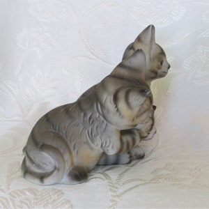 Vintage Kitten Trio Figurine, Porcelain Kittens, Signed by Artist M ...