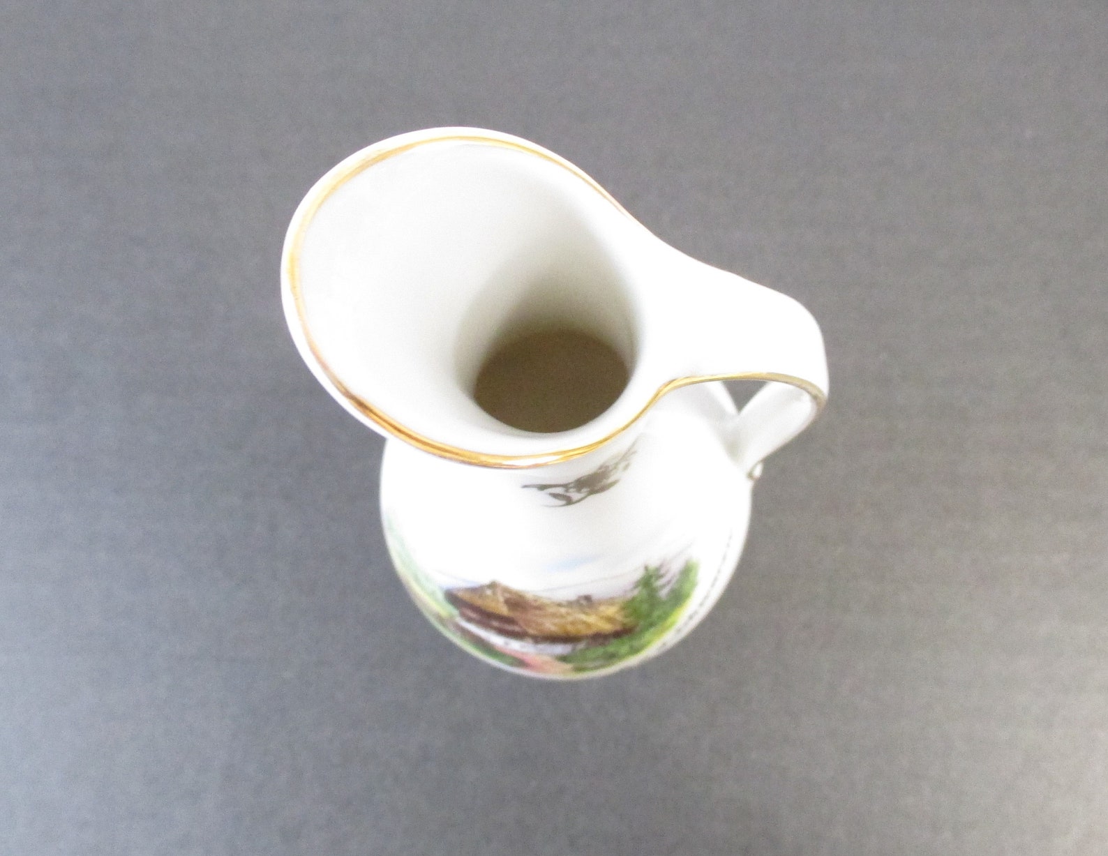 Triberg Germany Echt Gold Porcelain Ewer Vase Hand Decorated | Etsy