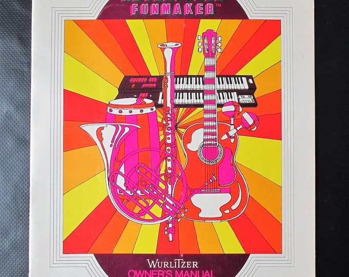 Funmaker Wurlitzer Organ Owner's Manual Model 419 Instruction Book ...