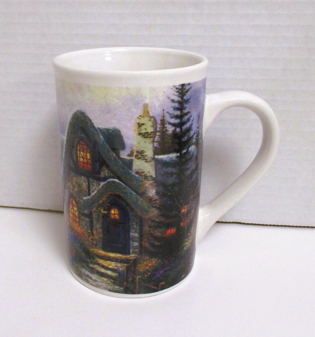 Thomas Kinkade Mug, 2004 Cozy Cottage Ceramic Coffee Mug Cup ...
