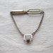 SWANK Tie Clip Chain Style Silver Tone Stainless Steel Tie - Etsy
