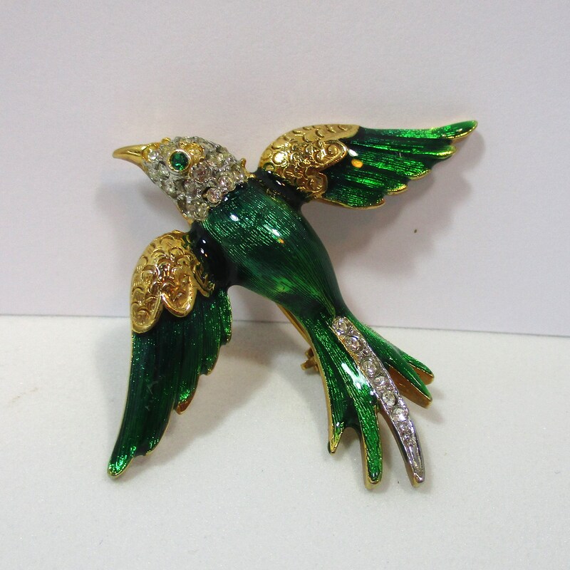 Bird Brooch - Etsy