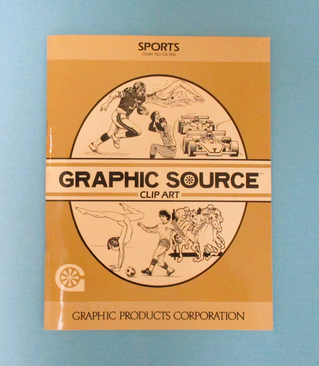 Graphic Source Clip Art Book Library GS-306 SPORTS, 1986 Graphic ...