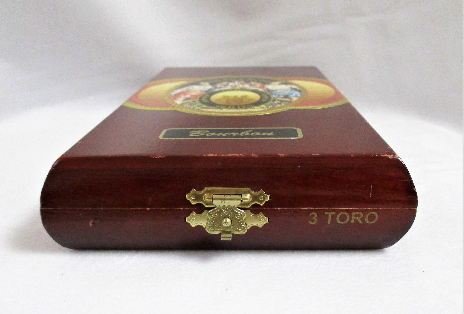 Vintage Wooden OLIVEROS Cigar Box Bourbon Series Collectible | Etsy