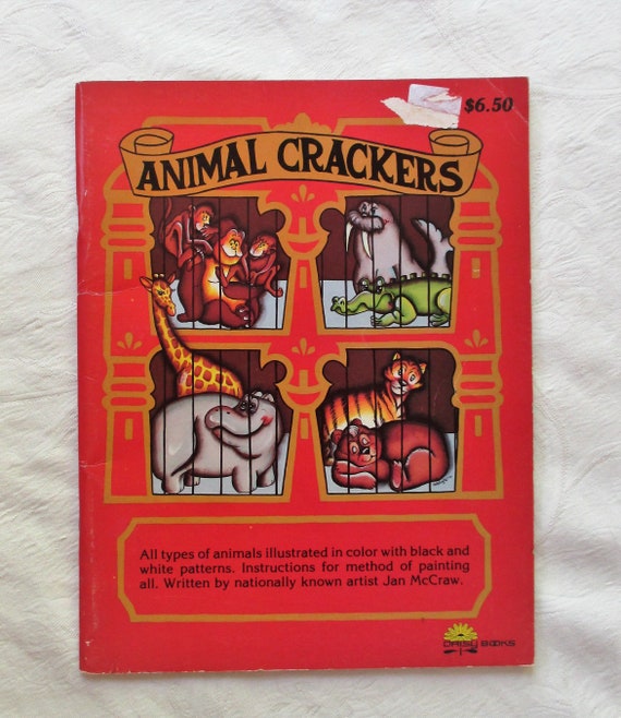 Animal Crackers by Jan Mccraw 1981 Daisy Books Rare Animal | Etsy