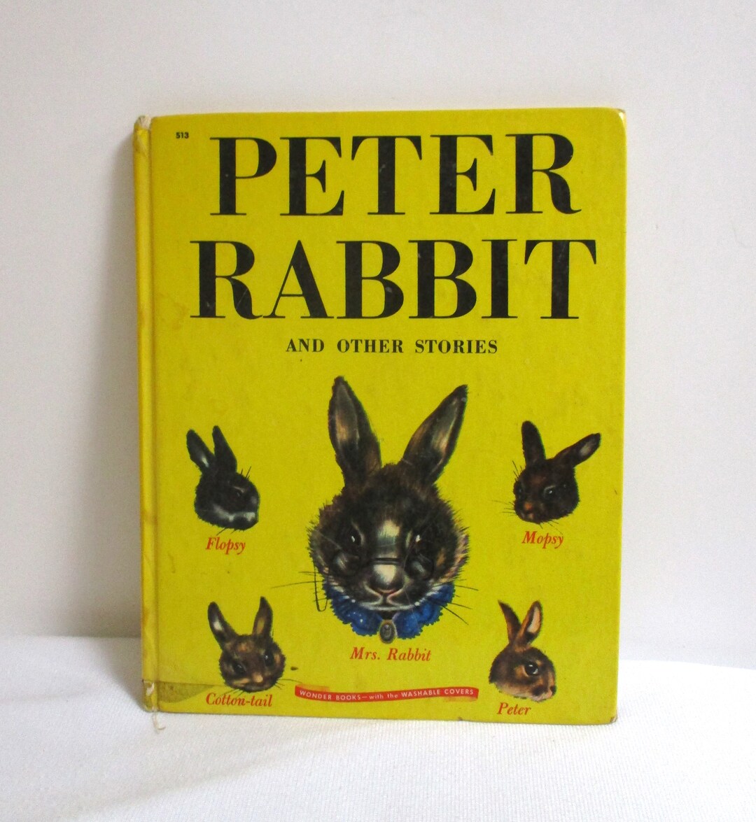 Peter Rabbit and Other Stories Wonder Book 1947, Flopsy Mopsy Cotton ...