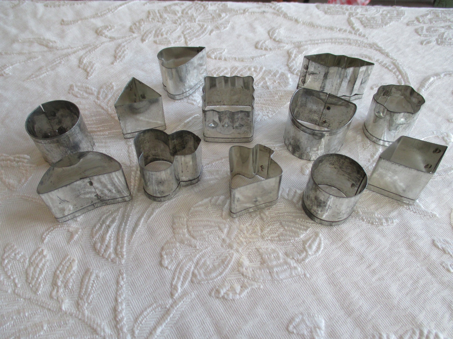 Vintage Canape & Hors D'oeuvre Cutters Set of 12 Tin - Etsy